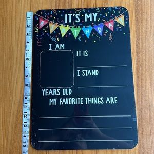 Toys | 2 Chalkboards Its My Birthday And Firstlast Day Of School 16 X ...